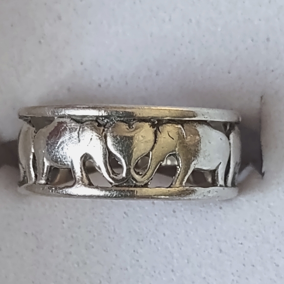 Jewelry | 199s Elephant Ring Sterling Silver Size 5 | Poshmark